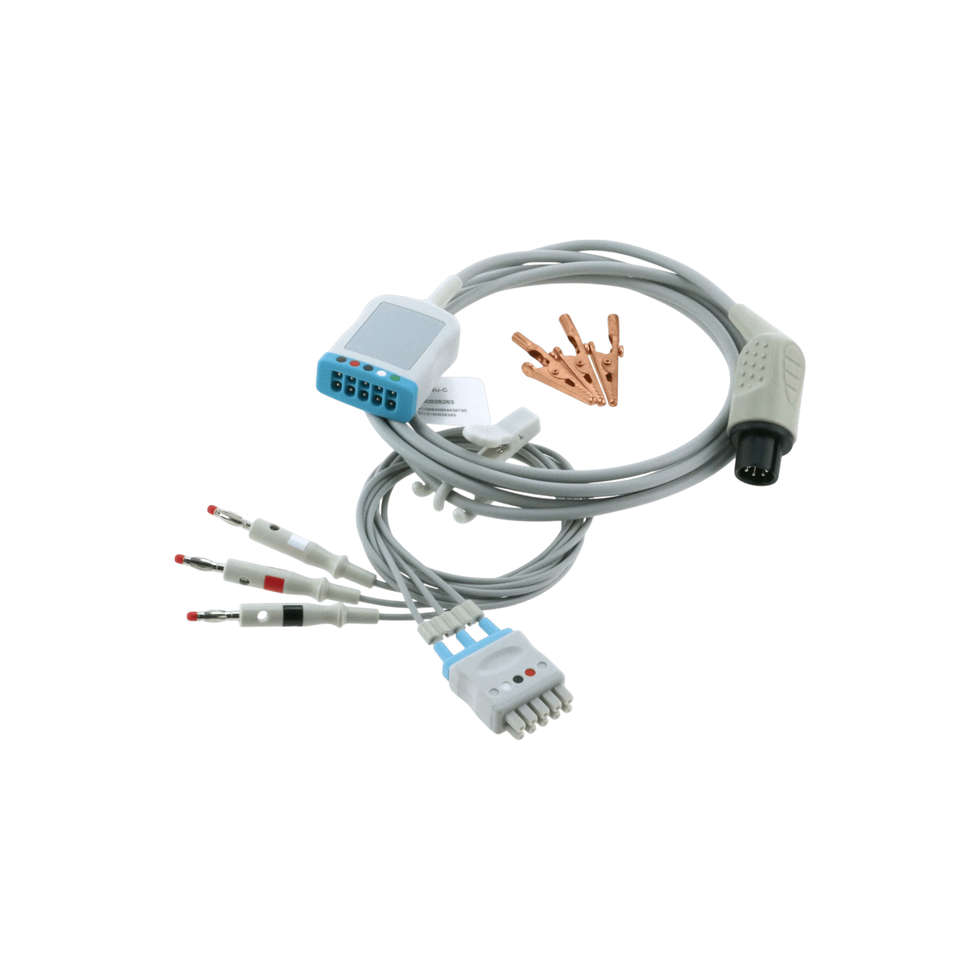 DEFIB 3-LEAD ECG CABLE/LEAD/CLIP SET